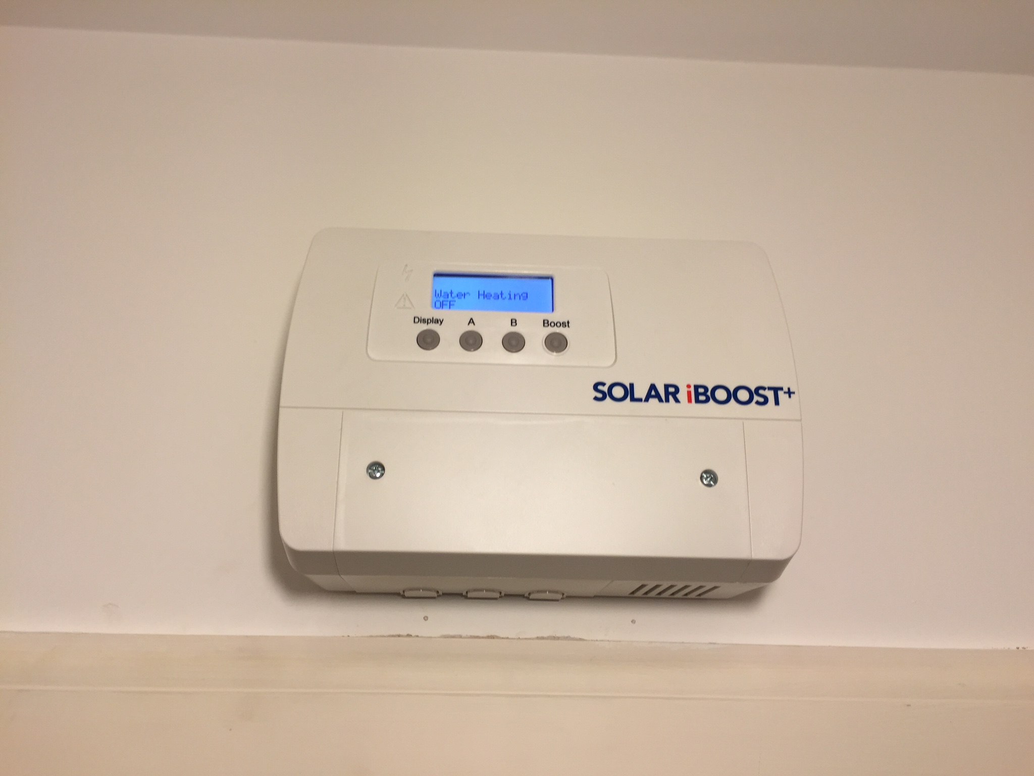 Ibooste on wall – Lothian Renewables